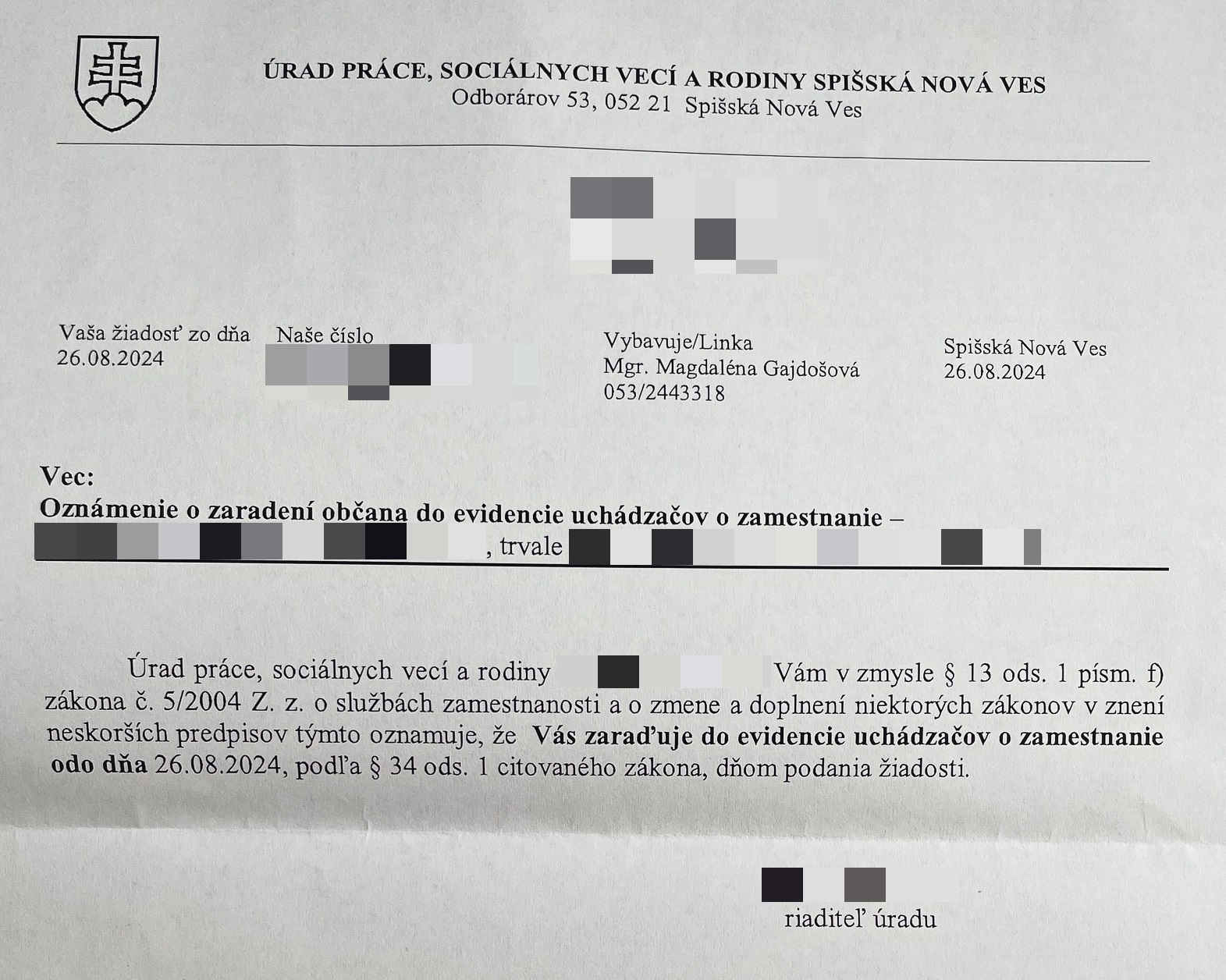 Musím sa zaregistrovať a byť zaevidovaný na Úrade Práce, keď chcem mať preplatené vaše kurzy? či ...